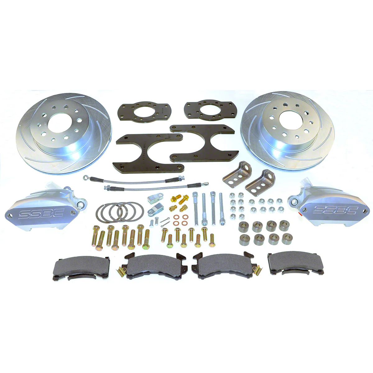 SSBC-USA Jeep Wrangler Sport R1 Rear Disc Brake Conversion Kit; Clear ...