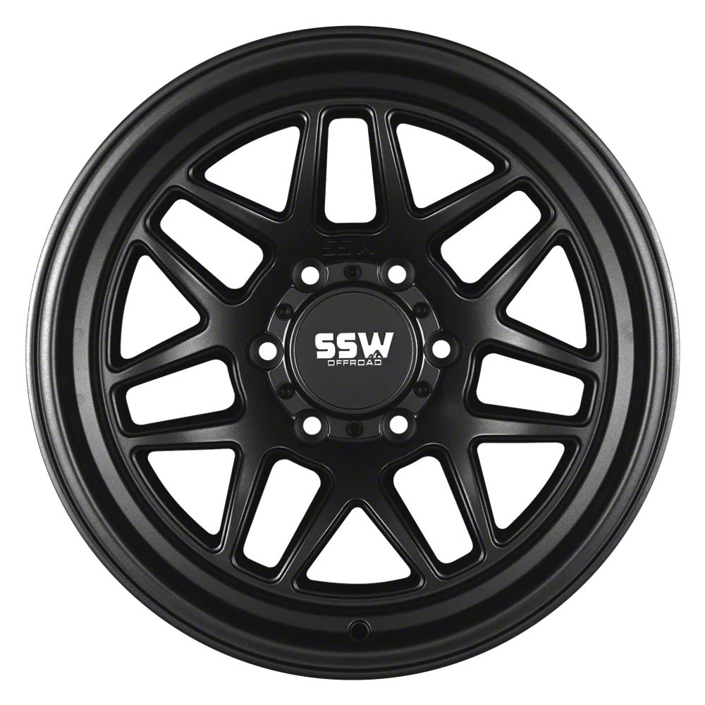 SSW Off-Road Wheels Toyota 4-Runner Sierra Matte Black 6-Lug Wheel ...