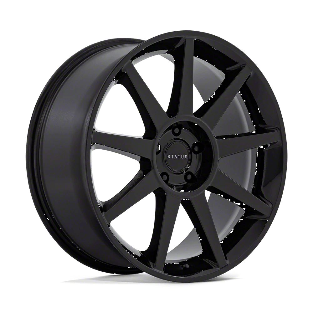 Status Jeep Gladiator Mammoth Gloss Black Wheel; 22x9.5; 30mm Offset ...
