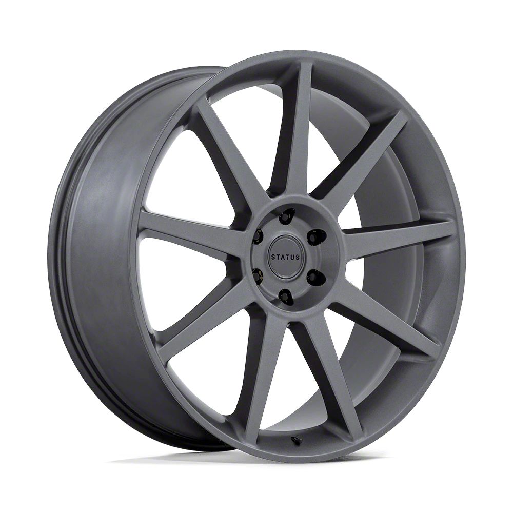 Status Titan Mammoth Matte Anthracite 6-Lug Wheel; 24x10; 30mm Offset ...