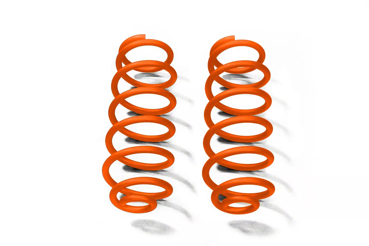 Steinjager Jeep Wrangler 2.5 in. Rear Lift Springs - Fluorescent Orange ...