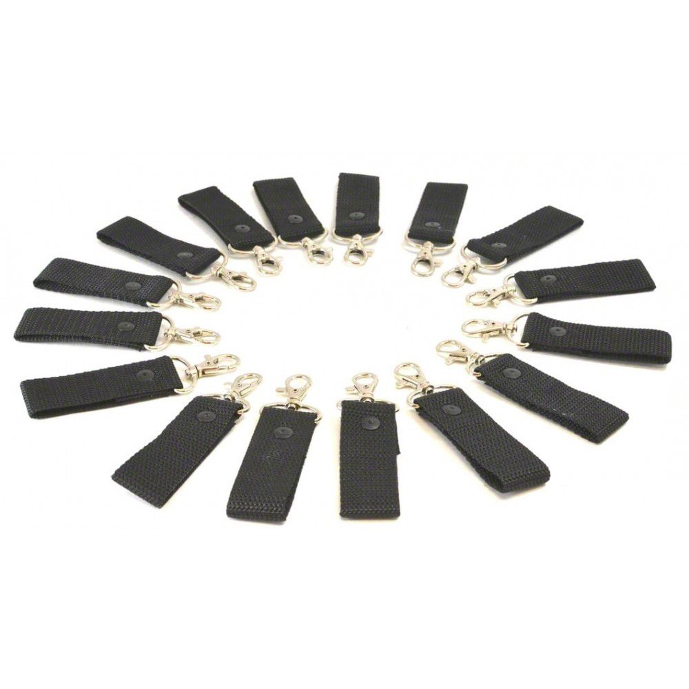 Steinjager Bronco Zipper Pull/Key Chain Fob; Black; 16-Pack J0041226 ...