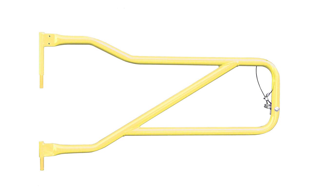 Steinjager Jeep Gladiator Front Trail Tube Doors; Lemon Peel J0048940 ...
