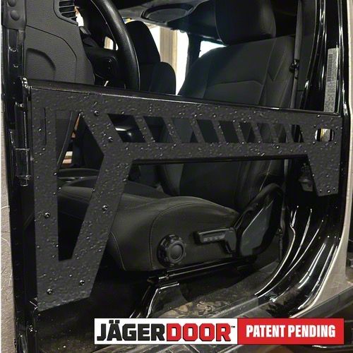 Steinjager Jeep Gladiator JagerDoor Front Trail Doors; Texturized Black ...