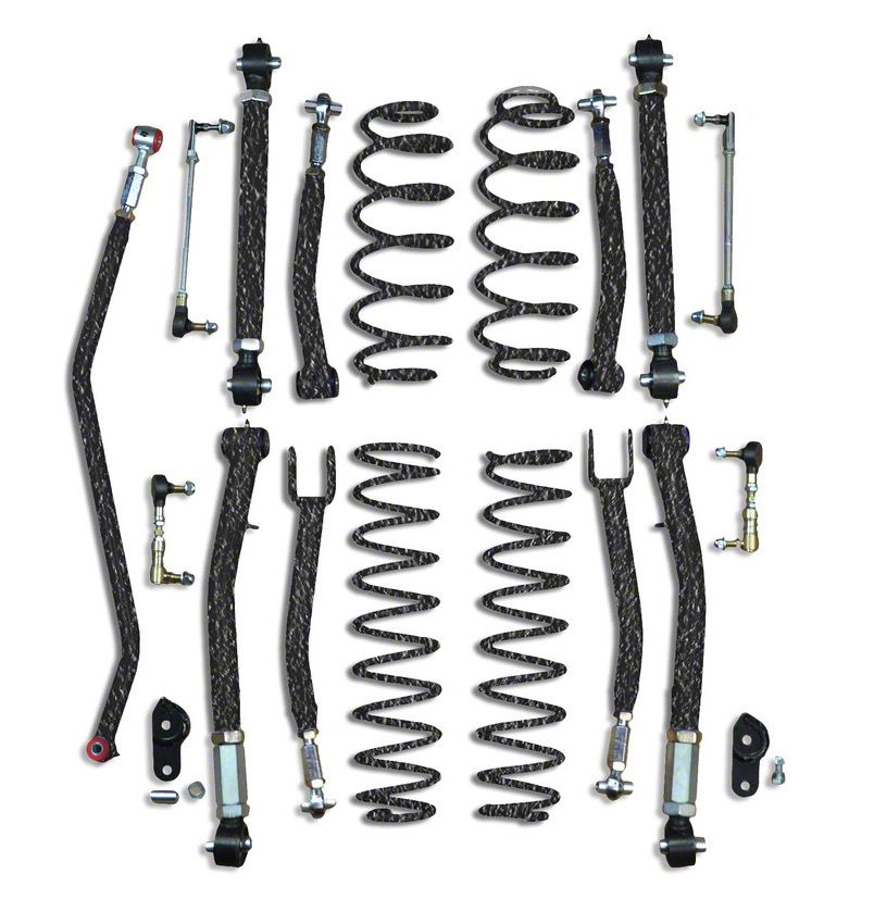 Steinjager Jeep Wrangler 3.50-Inch Double Adjustable Suspension Lift ...