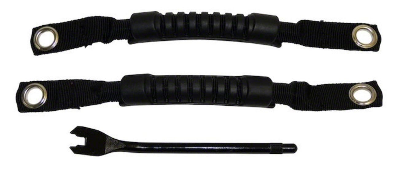 Steinjager Jeep Wrangler Door Pull Handle; Door Replacement Parts ...