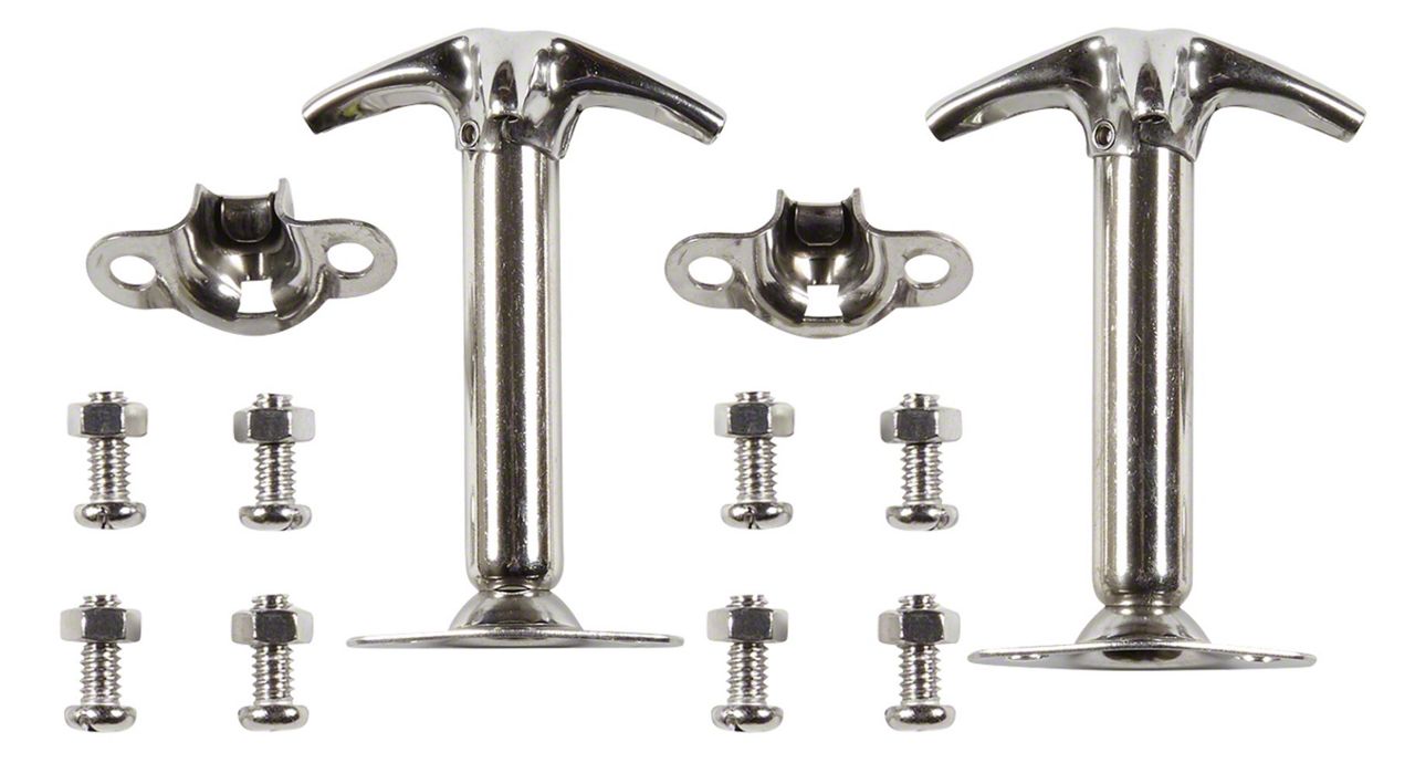 Steinjager Jeep Wrangler Hood Flutter Linkage; Stainless Steel J0053251 ...