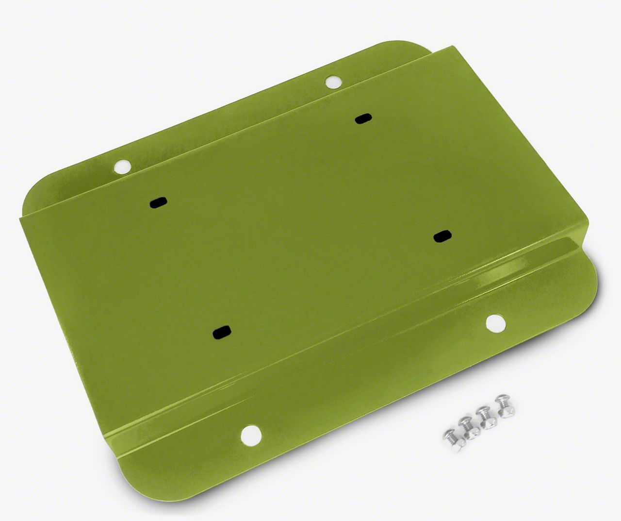 Steinjager Jeep Wrangler License Plate Relocation Kit - Gecko Green ...