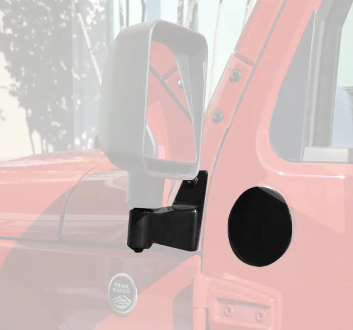 Steinjager Jeep Wrangler Mirror; Relocation Brackets J0050386 (07-18 ...