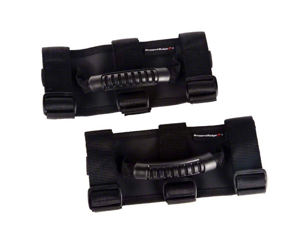 Steinjager Jeep Wrangler Roll Bar Grab Handles for 2 to 3-Inch Roll ...