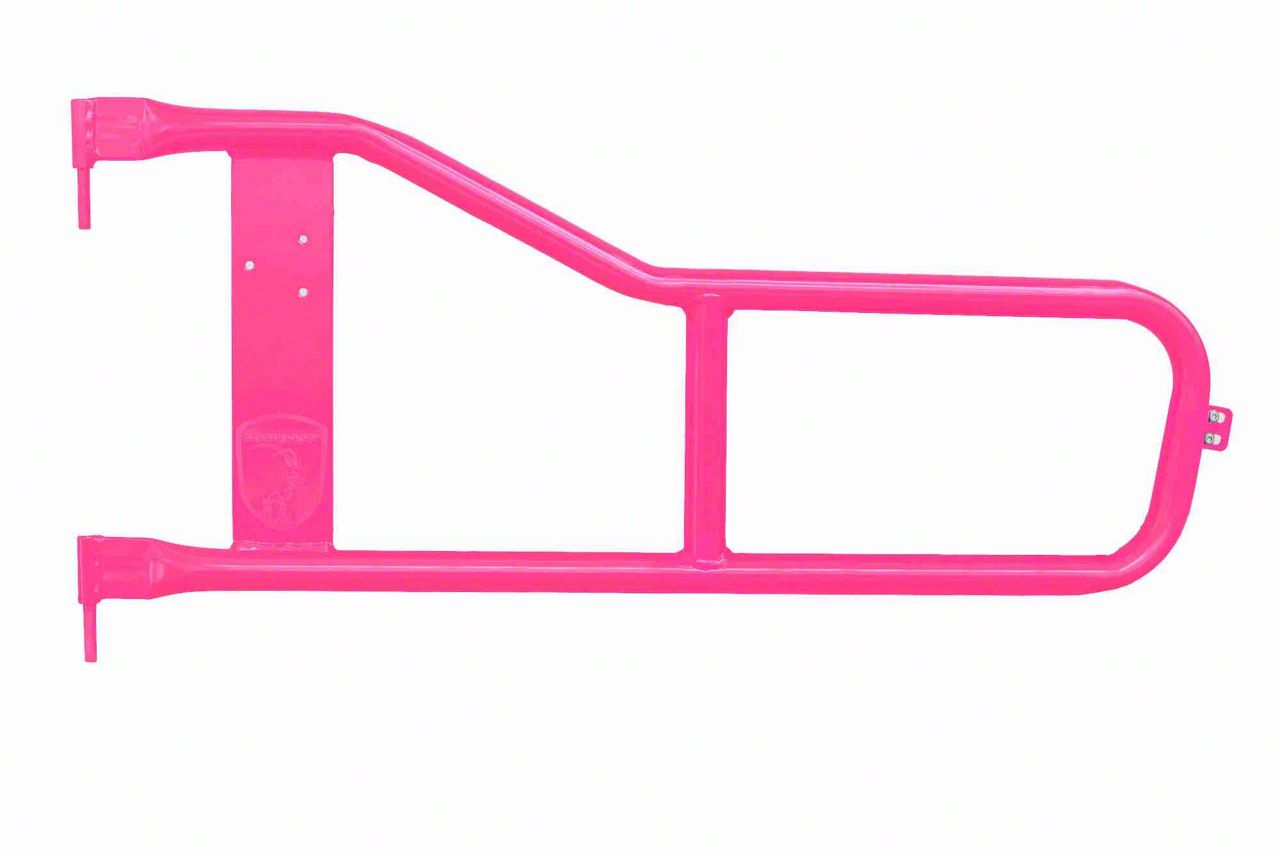Steinjager Jeep Wrangler Trail Tube Doors; Hot Pink J0046523 (81-86 ...