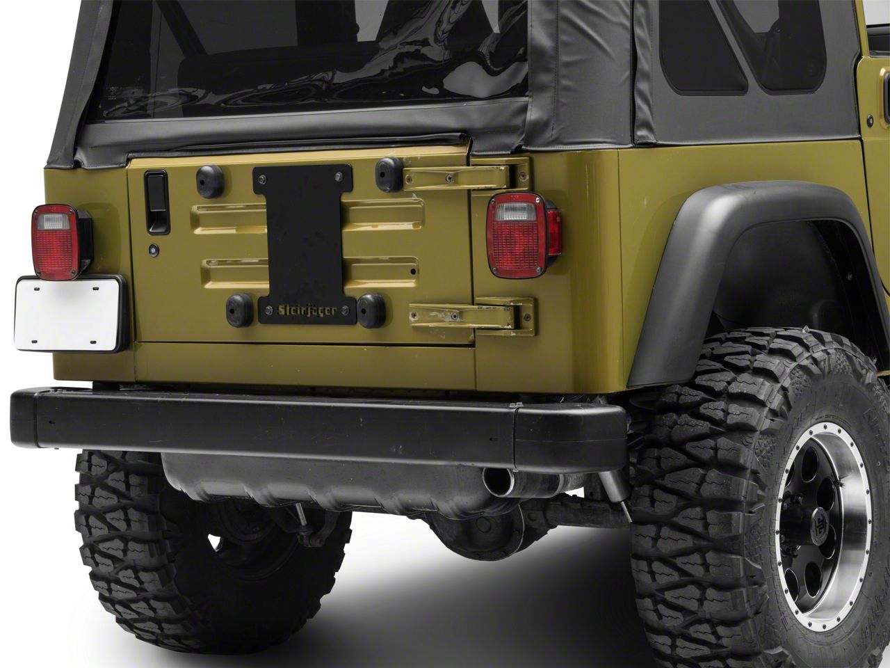 Steinjager Jeep Wrangler Spare Tire Carrier Delete Plate - Black ...