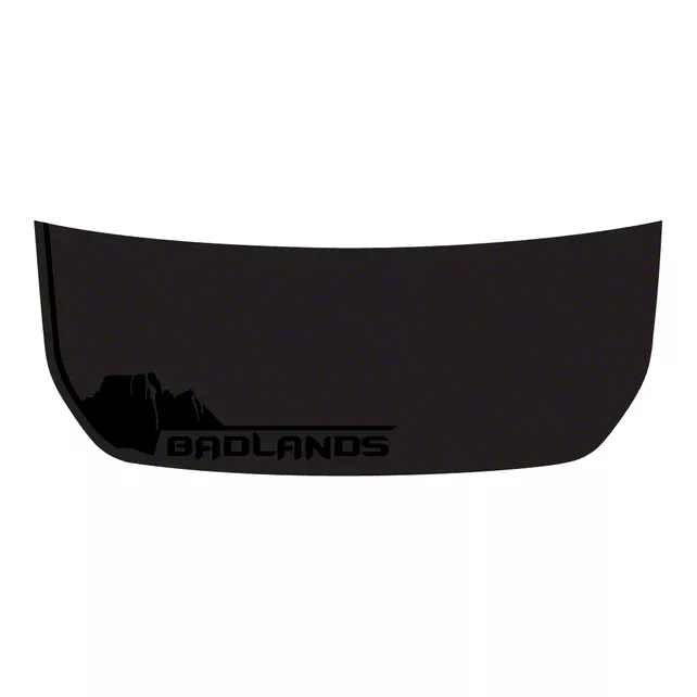 StickerFab Bronco Badlands South Dakota Stealth Hood Overlay; Matte ...
