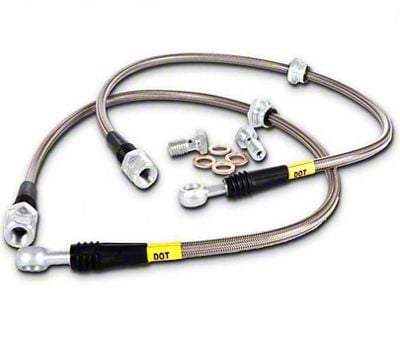 StopTech Toyota 4-Runner Stainless Steel Braided Brake Line Kit; Front ...