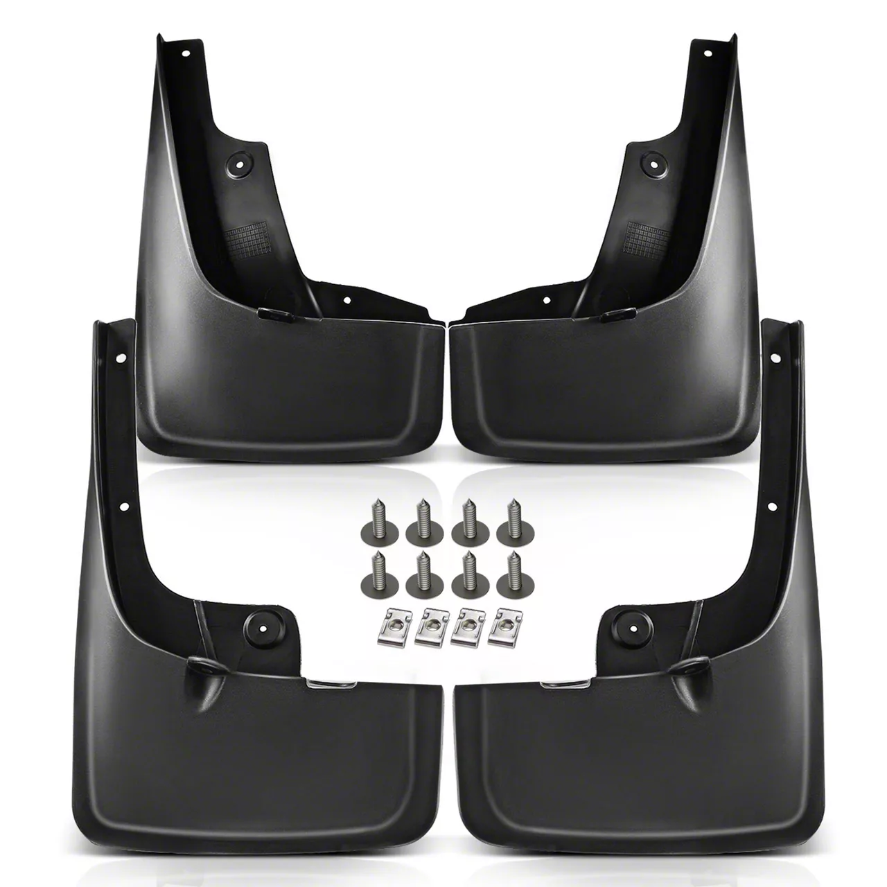 Toyota 4-Runner Mud Flap Splash Guards; Front and Rear (10-24 4Runner w ...