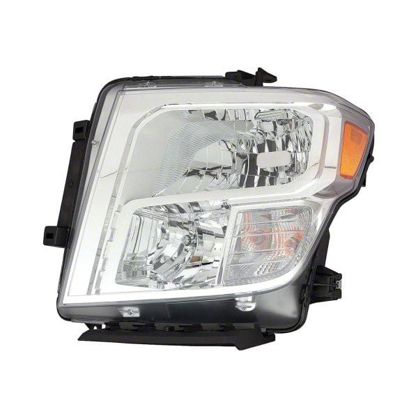 Titan Replacement Halogen Headlight; Driver Side (2017 Titan w/ Factory ...