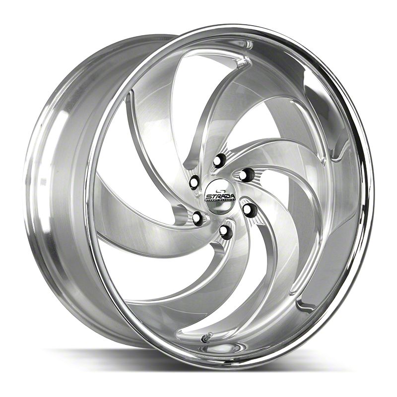 Strada Toyota 4-Runner Retro 6 Brushed Face Silver Milled with ...