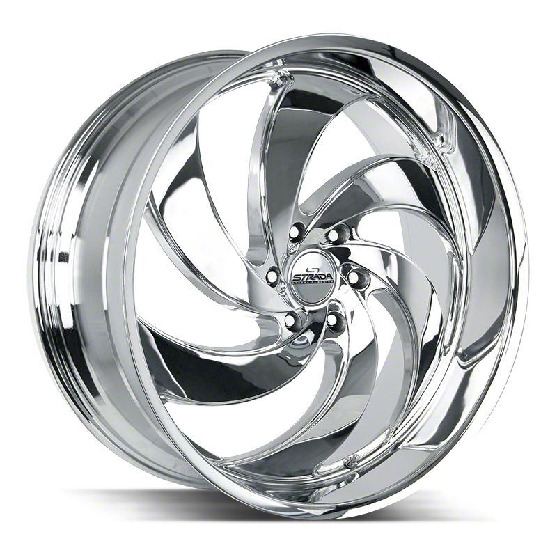 Strada Bronco Retro 6 Chrome 6-Lug Wheel; 26x10; 26mm Offset C06663926C ...