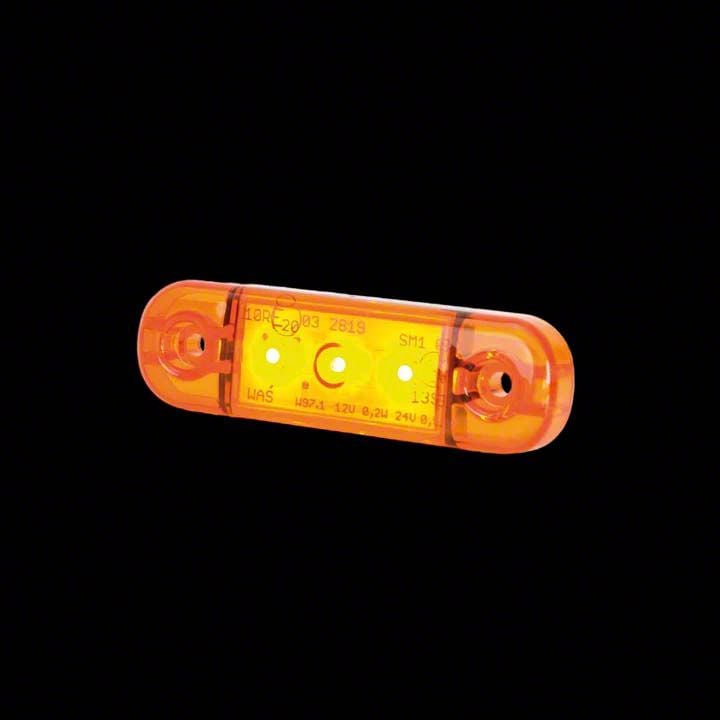 Strands Lighting Jeep Gladiator 3-Inch Slim Side Marker Light; Amber ...