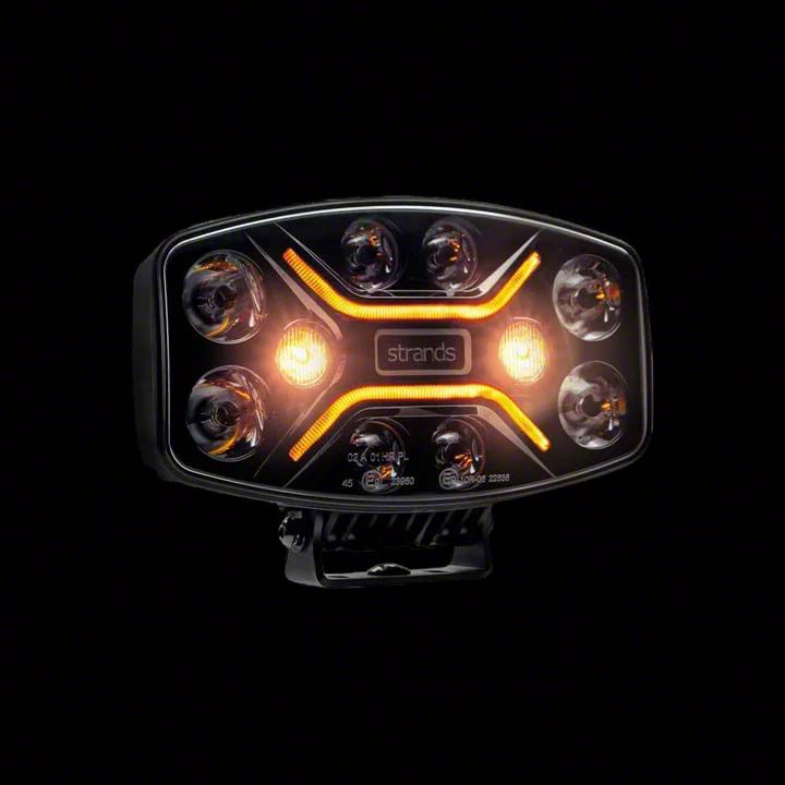 Strands Lighting Jeep Gladiator 5.50x10-Inch Dark Knight Insane LED ...