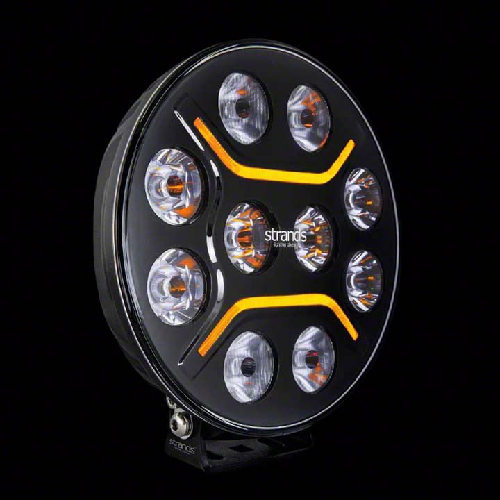 Strands Lighting Jeep Gladiator 9-Inch Dark Night Intense LED Light ...