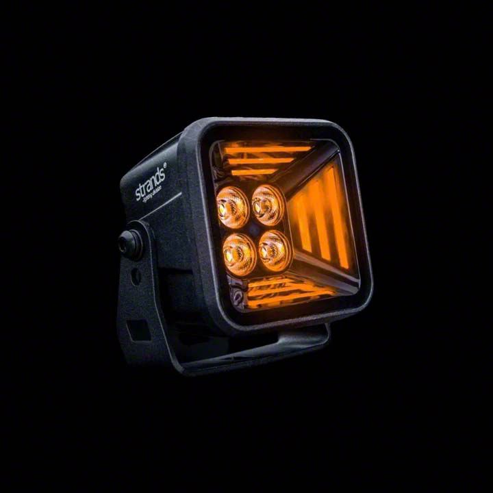 Strands Lighting Jeep Gladiator Dark Knight Fortex LED Light; Amber 809256 (Universal; Some ...