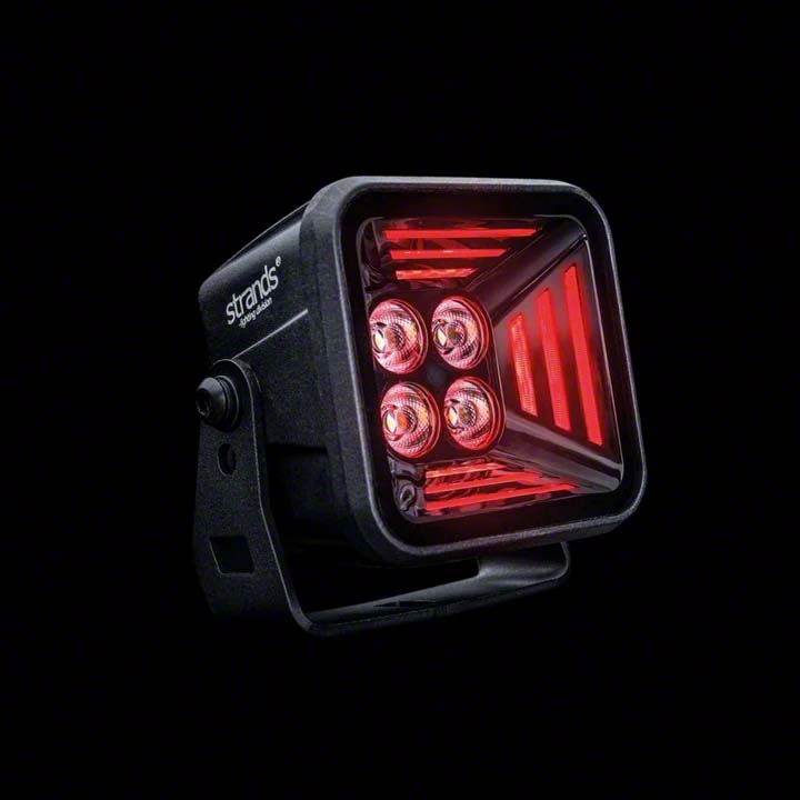 Strands Lighting Jeep Gladiator Dark Knight Fortex LED Light; Red ...