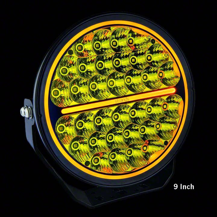 Strands Lighting Jeep Wrangler 9-Inch Siberia Bush Ranger LED Light ...