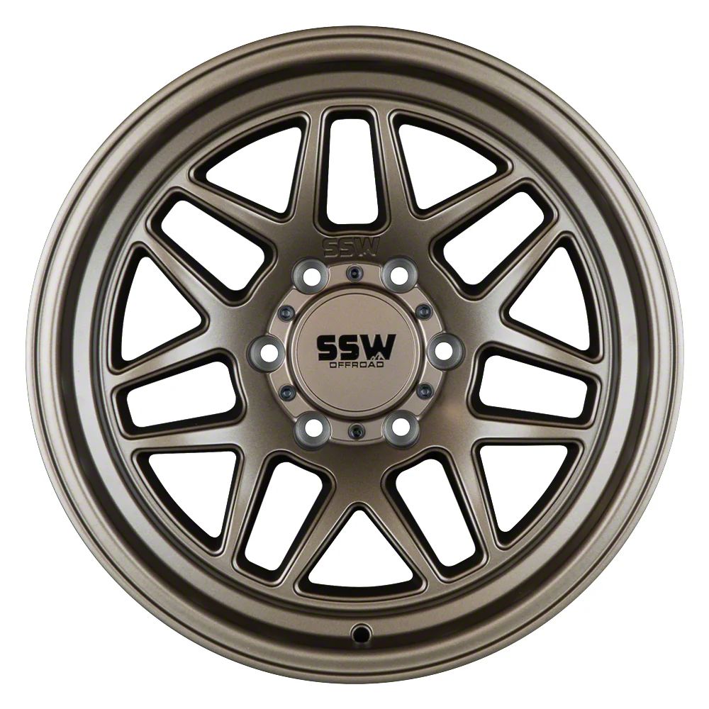 SSW Off-Road Wheels Bronco Sierra Matte Bronze 6-Lug Wheel; 17x9; -25mm ...
