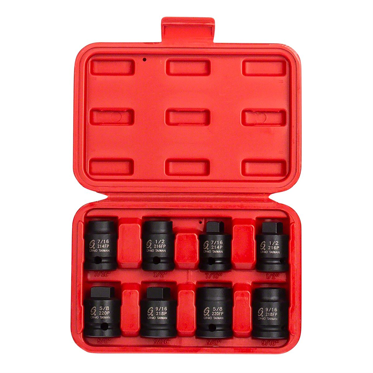 Sunex Universal XT 1/2-Inch Drive Drive Pipe Plug Impact Socket Set; 8-Piece SUN2841 - Free Shipping