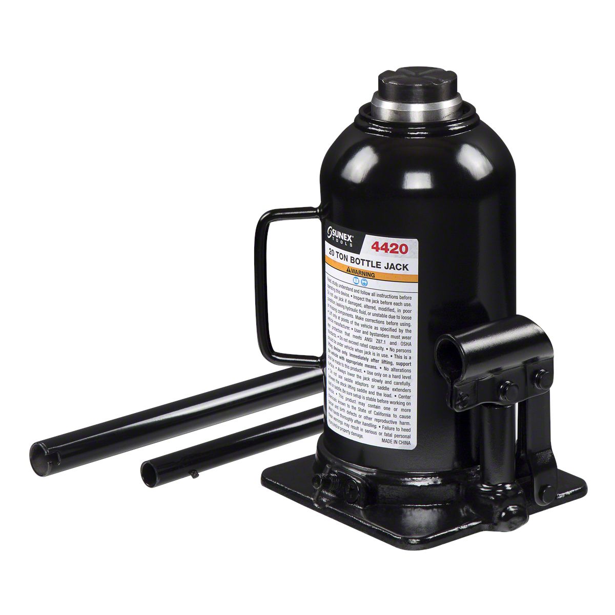 Sunex Universal XT Bottle Jack; 20-Ton SUN4420 - Free Shipping