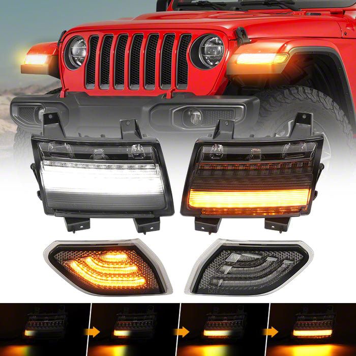 Suparee Jeep Gladiator LED Turn Signal and Side Marker Lights SP-CL ...