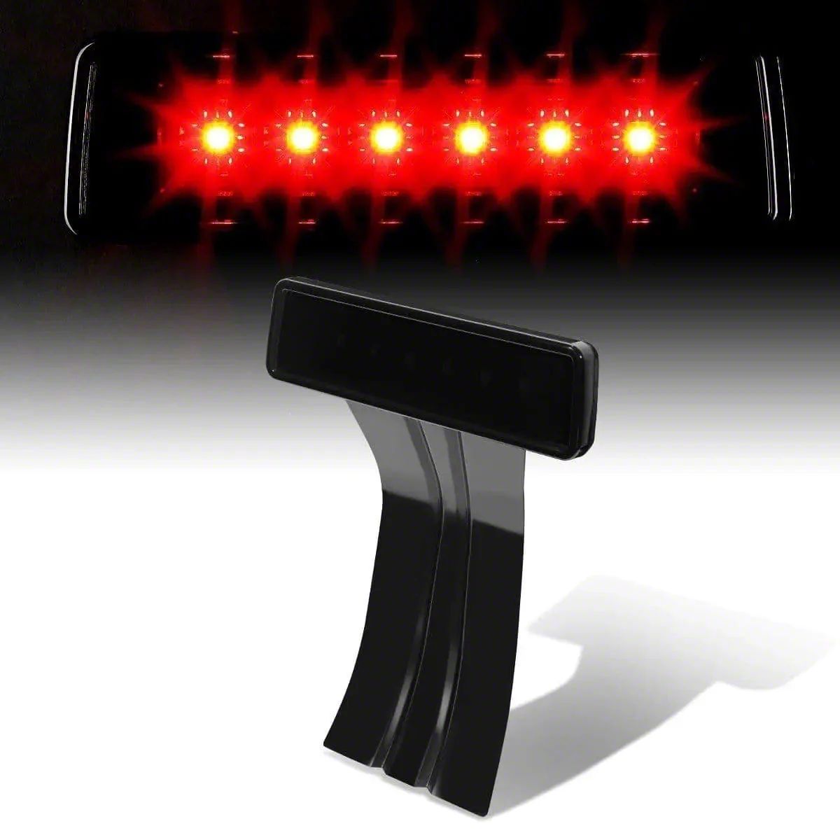 Suparee Jeep Wrangler Cyclone Series LED Third Brake Light; Smoked SP ...