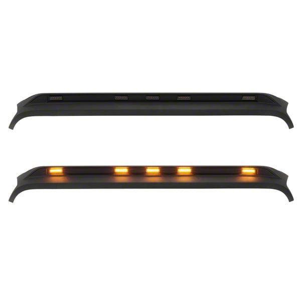 Suparee Jeep Wrangler Hood Protector with Amber LED Lights SP-JK1565-A ...