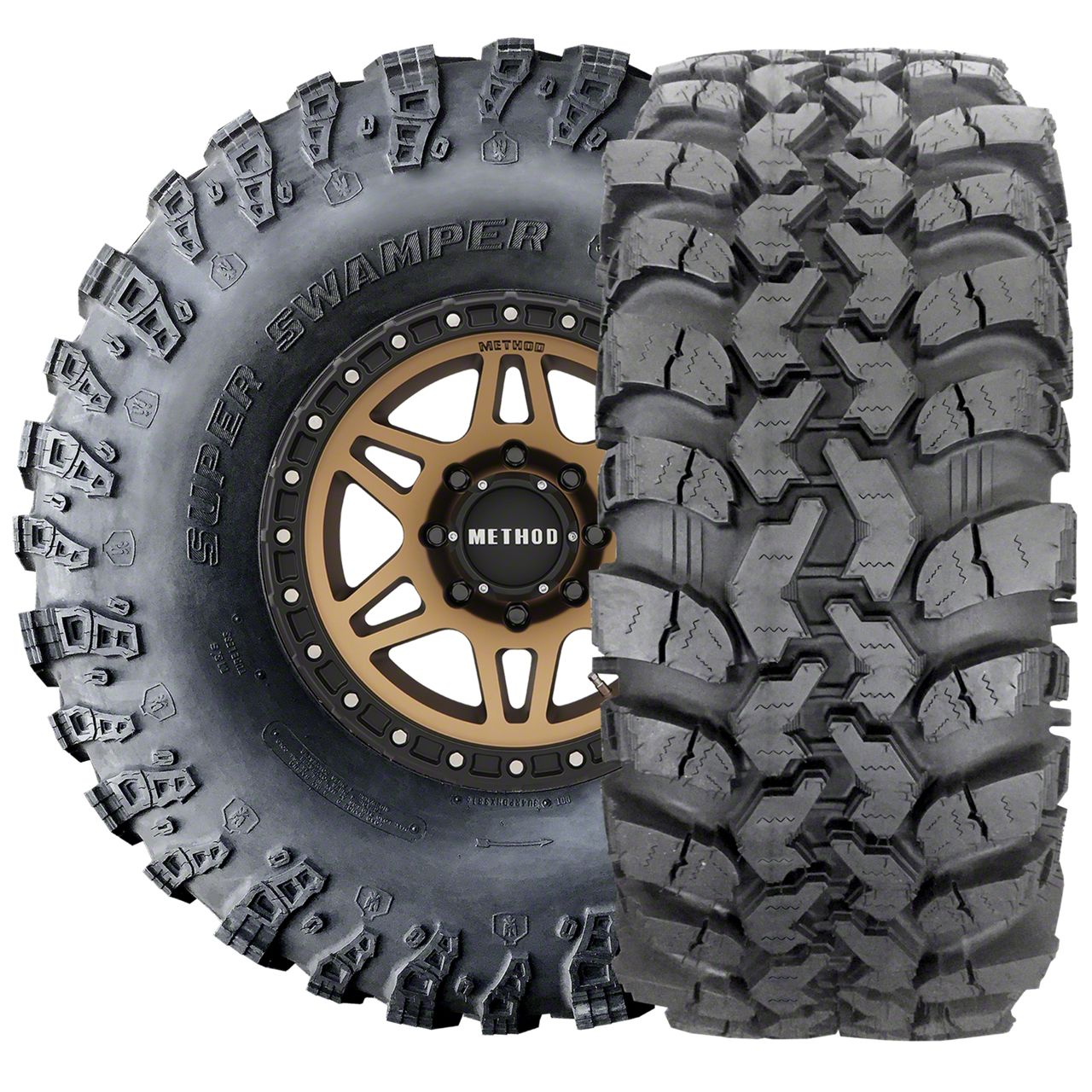 Super Swamper Tacoma IROK-Radial Mud Terrain Tire ROK-23 (37" - 37x12 ...