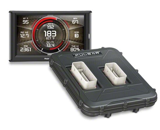 Superchips Jeep Wrangler Pulsar Inline Tuning Module and TrailCal Combo ...