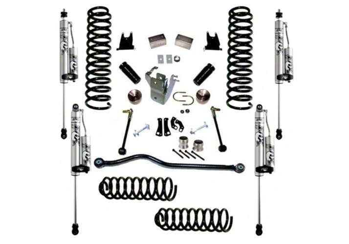 SuperLift Jeep Wrangler 4-Inch Suspension Lift Kit with Rear Axle ...