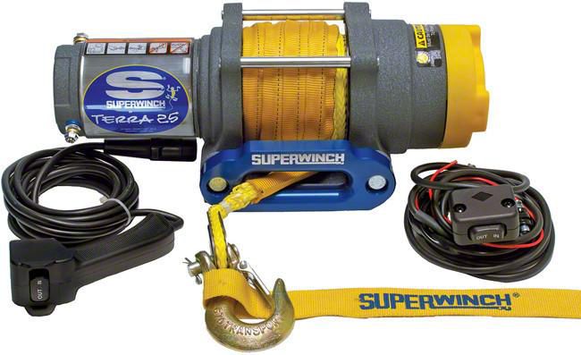 Superwinch Bronco 2,500 lb. Terra 25SR Winch with Synthetic Rope ...