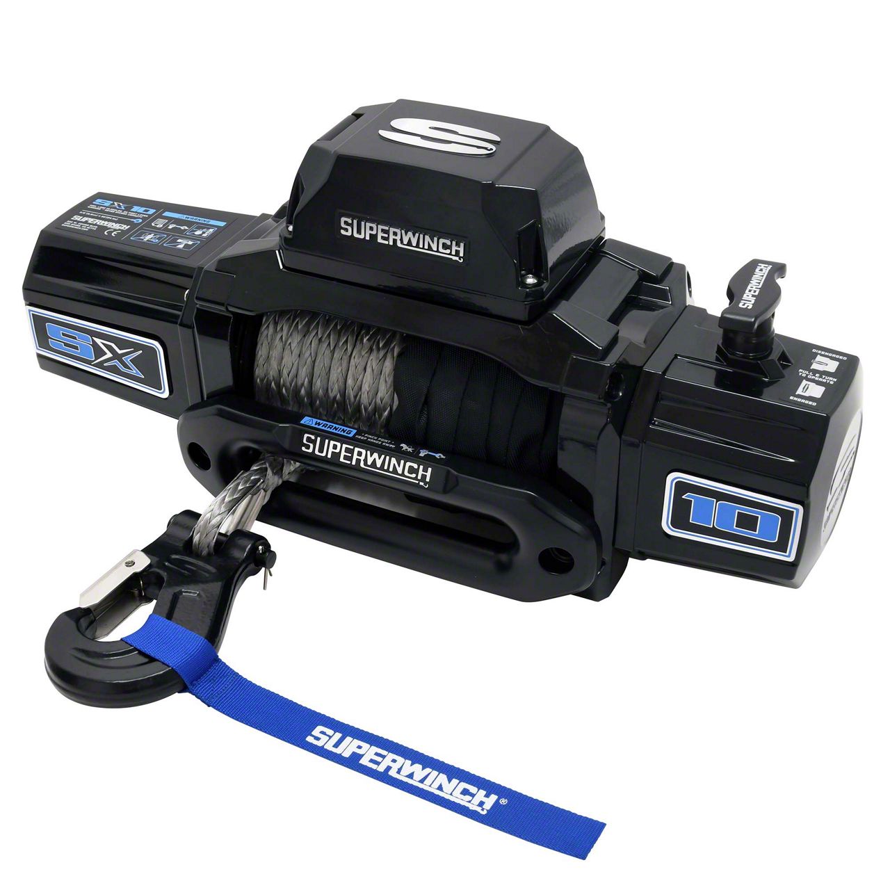 Superwinch Jeep Gladiator 10,000 lb. SX 10000 Winch with Synthetic Rope ...