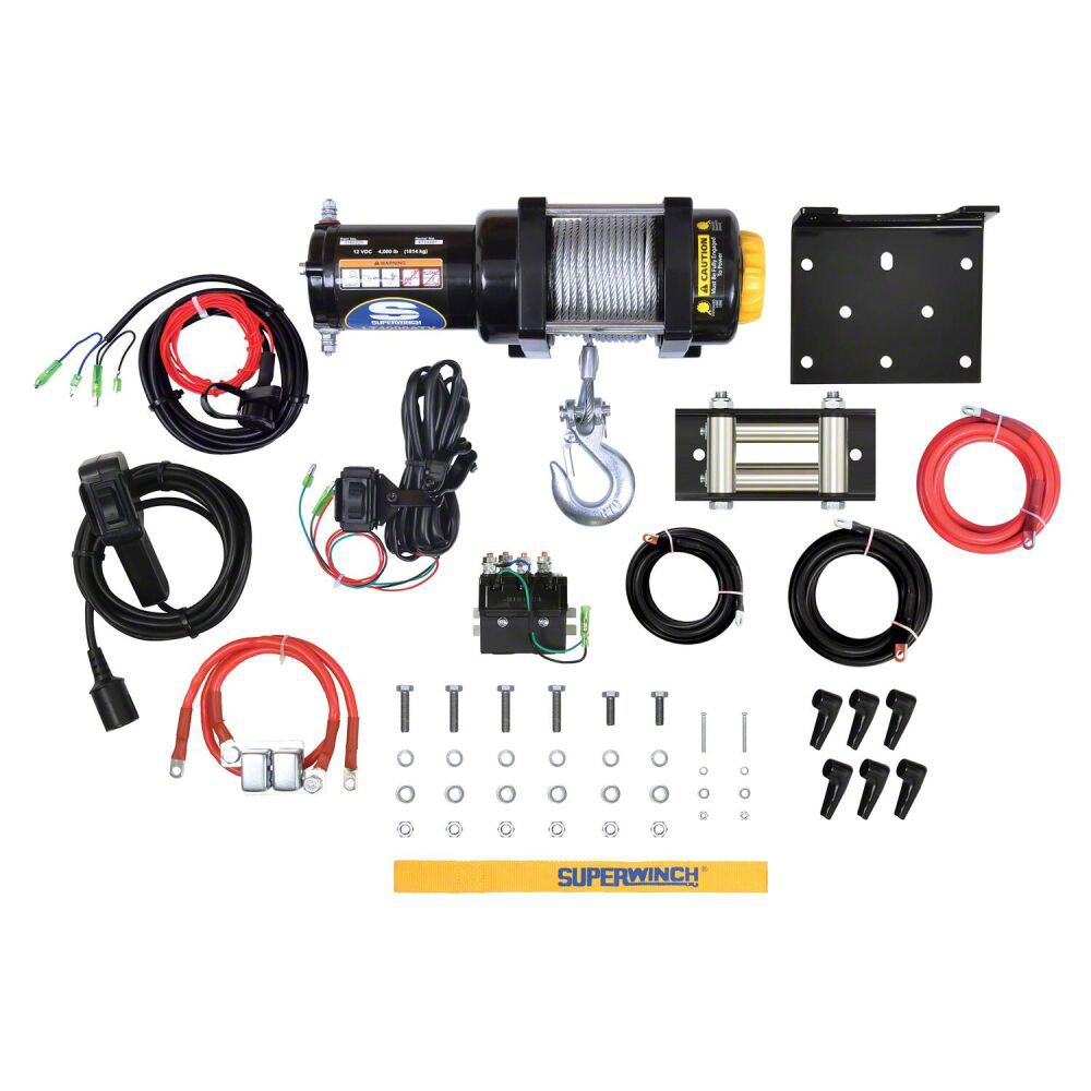 Superwinch Jeep Wrangler 2,000 lb. LT2000 Winch with Steel Cable ...