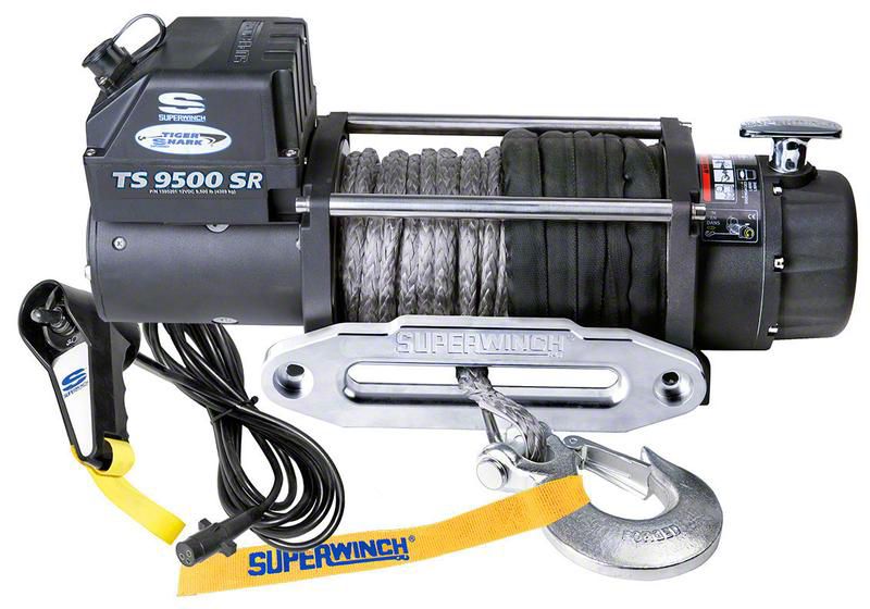 Superwinch Jeep Wrangler 9,500 lb. Tiger Shark 9500 Winch with ...