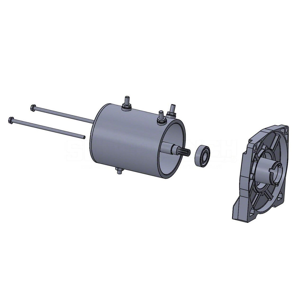 Superwinch Jeep Wrangler Replacement Tiger Shark 9500 Series Winch ...