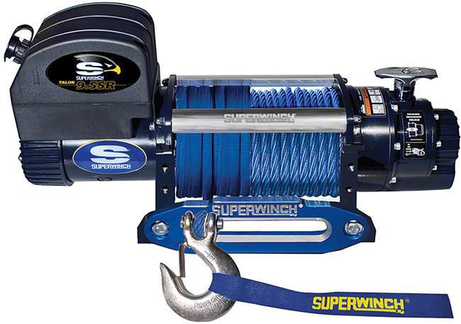 Superwinch Tacoma 9,500 lb. Talon 9.5SR Winch with Synthetic Rope ...