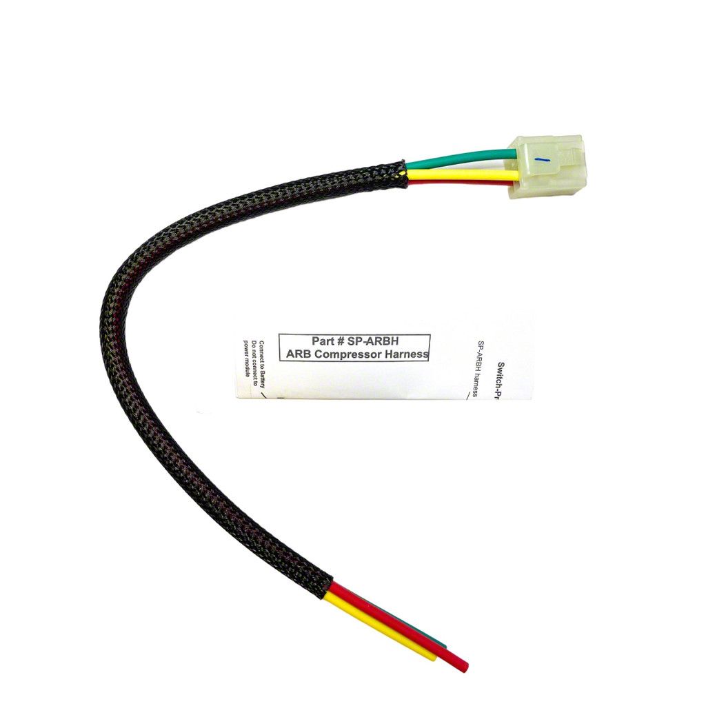 Switch-Pros Jeep Wrangler Quick Connect Harness for ARB Air Compressors ...