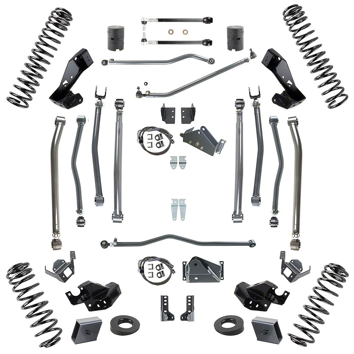 Synergy Manufacturing Jeep Wrangler 6-Inch Stage 4 Long Arm Suspension ...