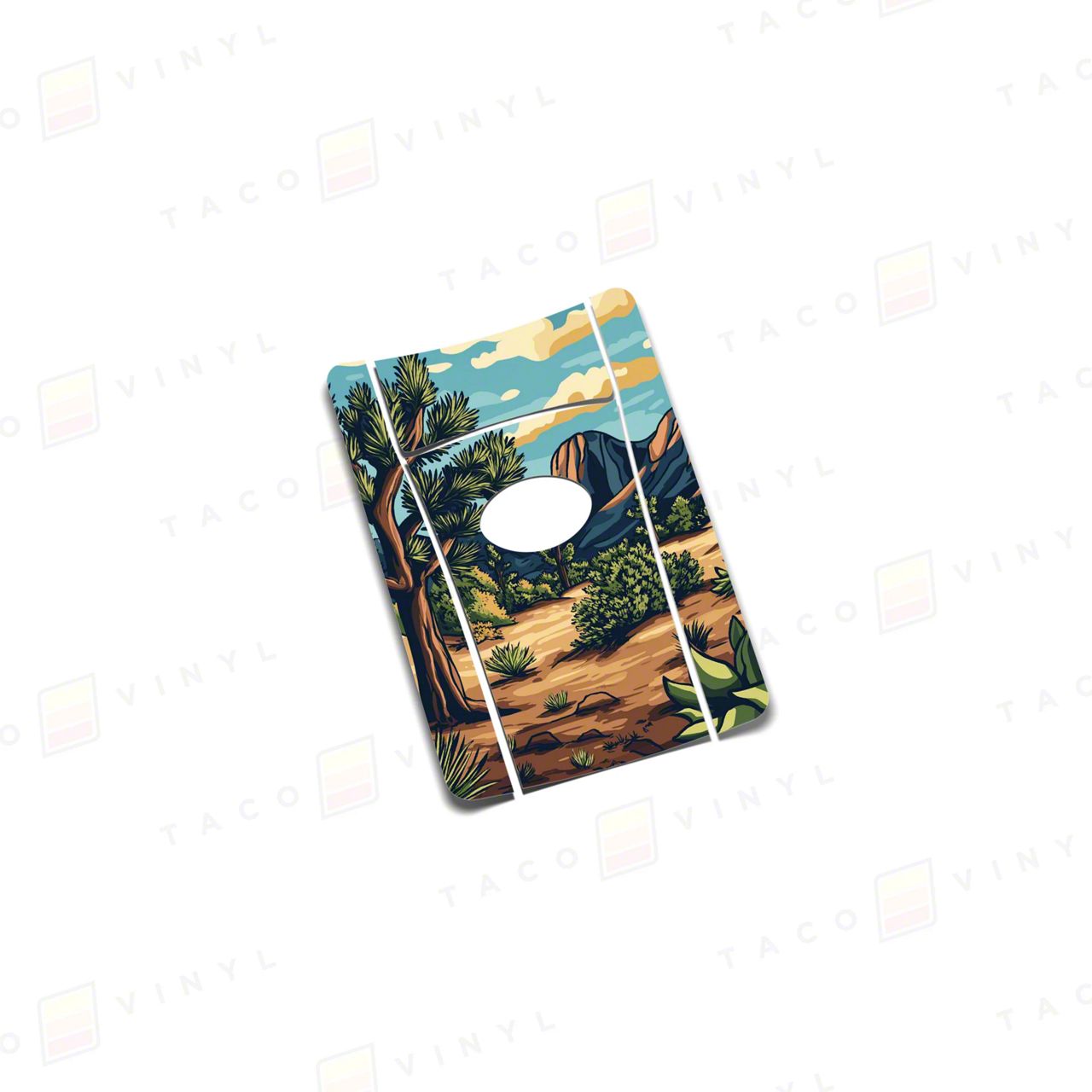 Taco Vinyl Tacoma Slim Key Fob Decal; Desert Landscape 3GSKFD-DL (24-26 ...