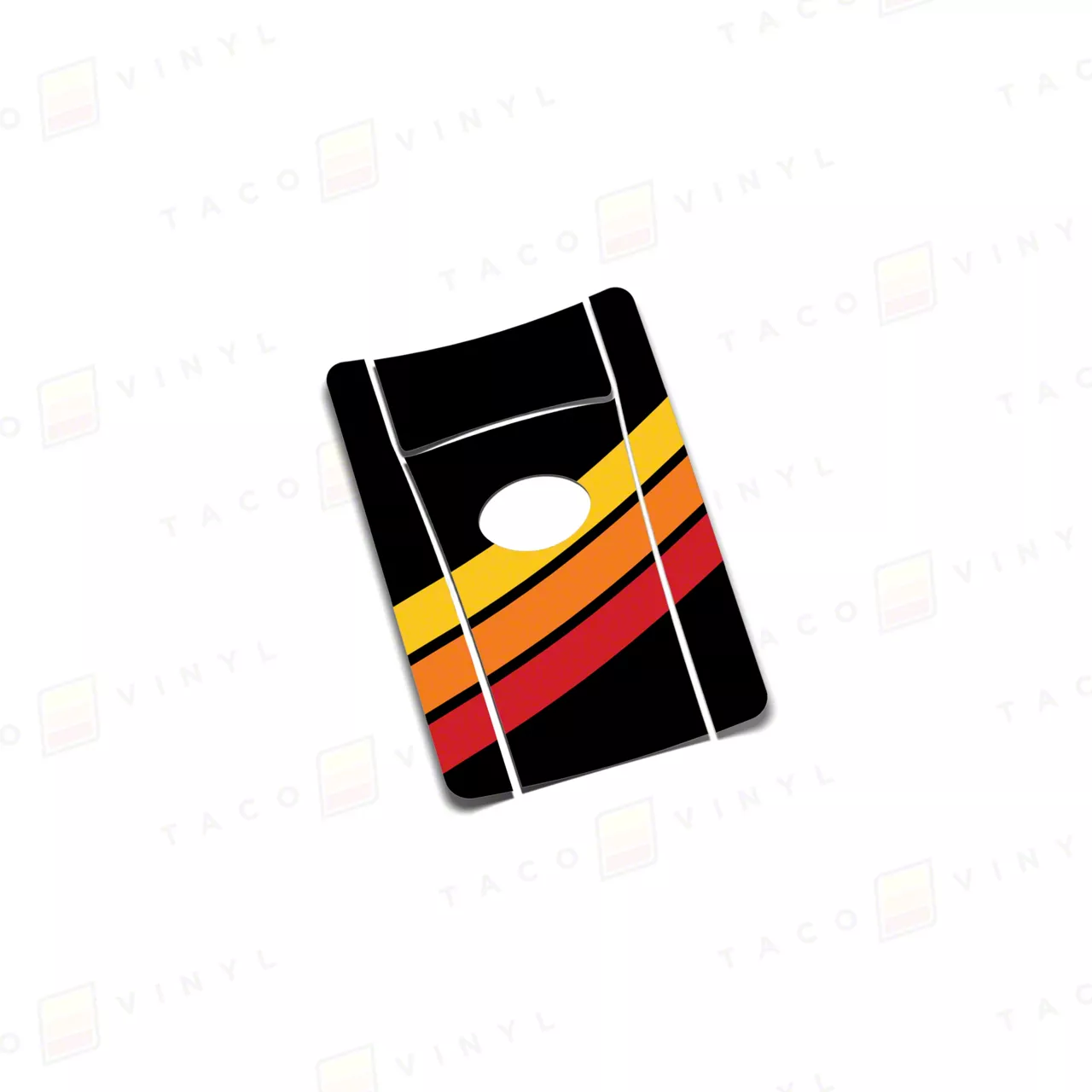 Taco Vinyl Tacoma Slim Key Fob Decal; Heritage Stripes Diagonal 3GSKFD ...