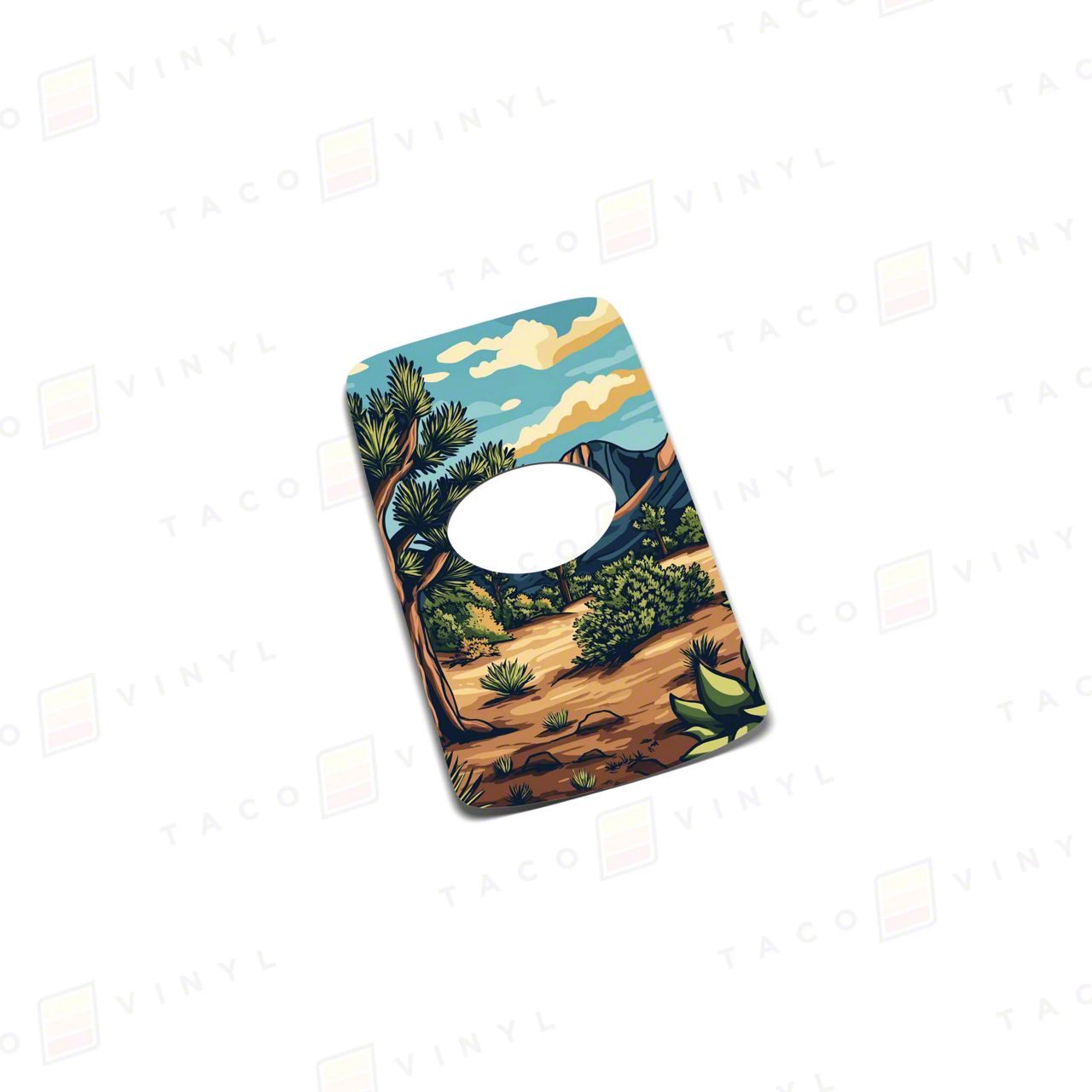 Taco Vinyl Tundra Key Fob Decal; Desert Landscape 3GKFD-DL (19-21 ...