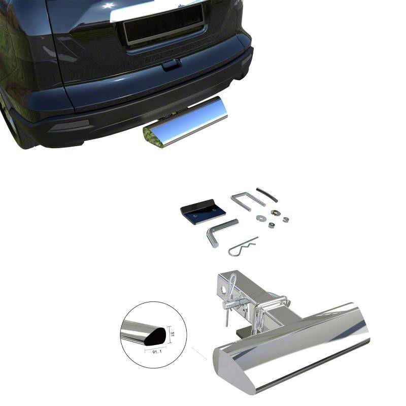 Tacoma 12-Inch Hitch Step for 2-Inch Receiver; Stainless Steel ...