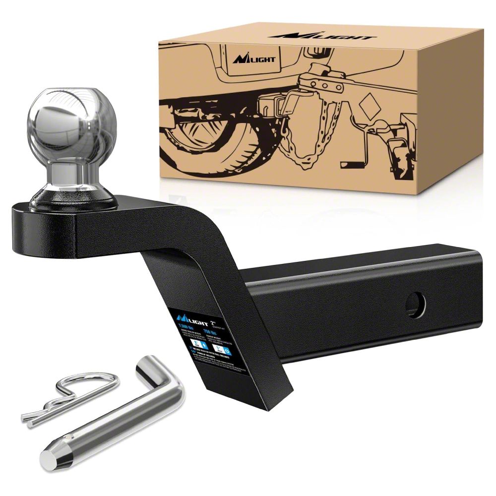 Tacoma 2-Inch Receiver Fusion Hitch Ball Mount with 2-Inch Ball; 2-Inch ...